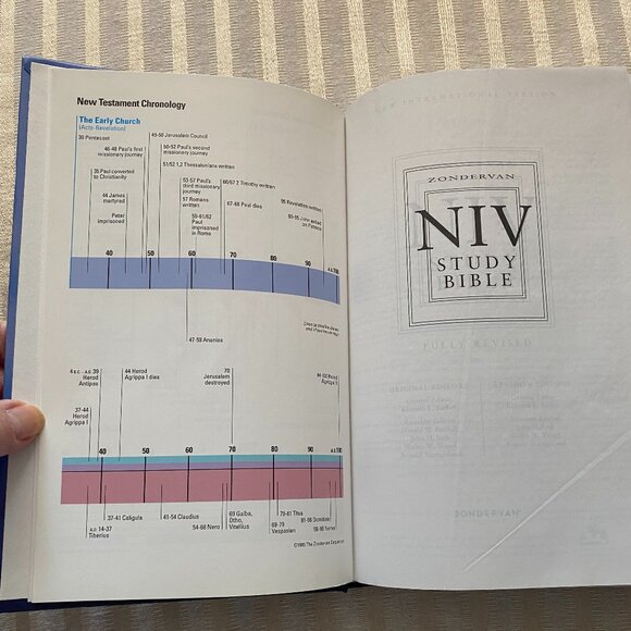 ZONDERVAN BIBLE | Accents | New International Version Study Bible Zondervan | Poshmark